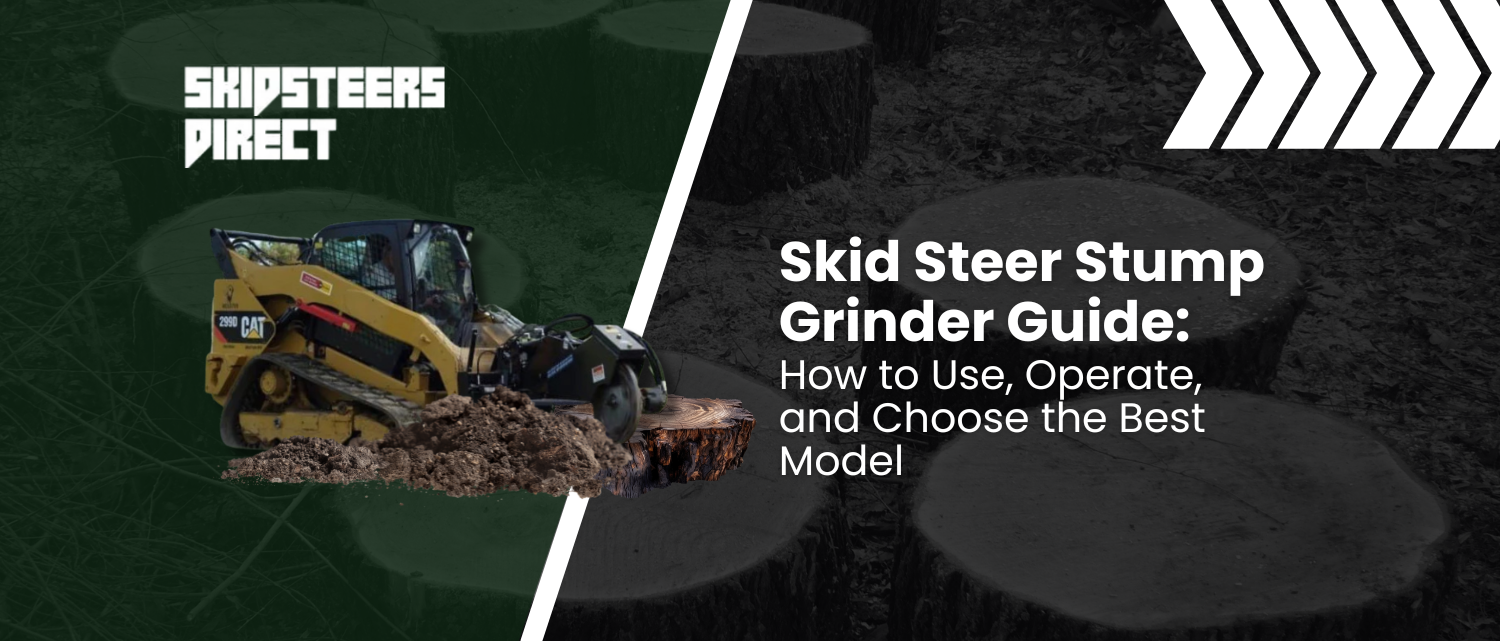 Skid Steer Stump Grinder Guide: How to Use, Operate, and Choose the Be ...