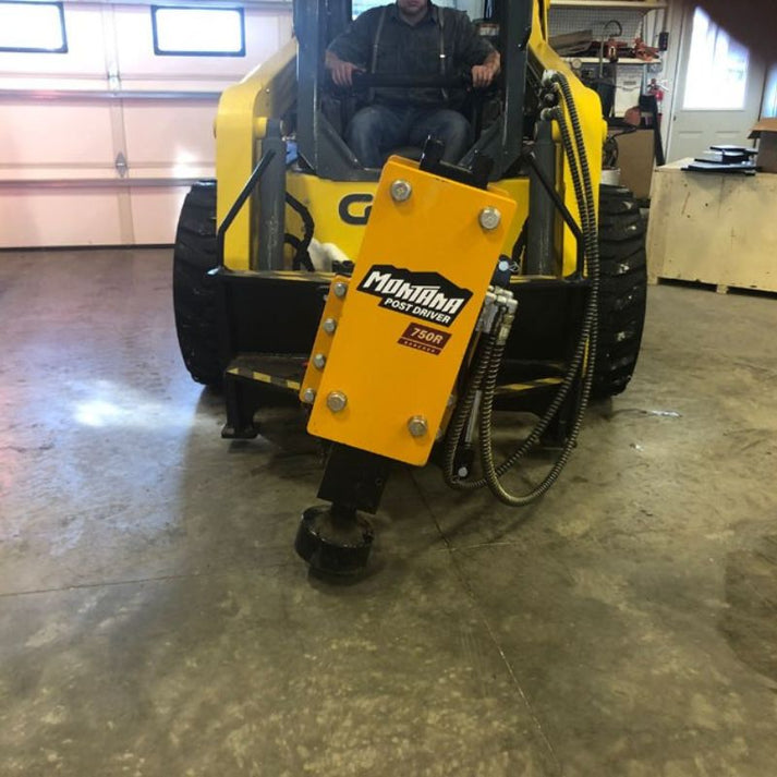 Montana Skid Steer Post Driver – Skid Steers Direct