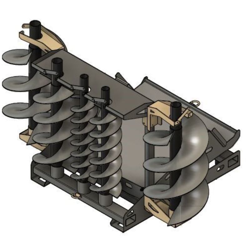 Side Mount Auger Add-On | Bucket Bunker – Skid Steers Direct