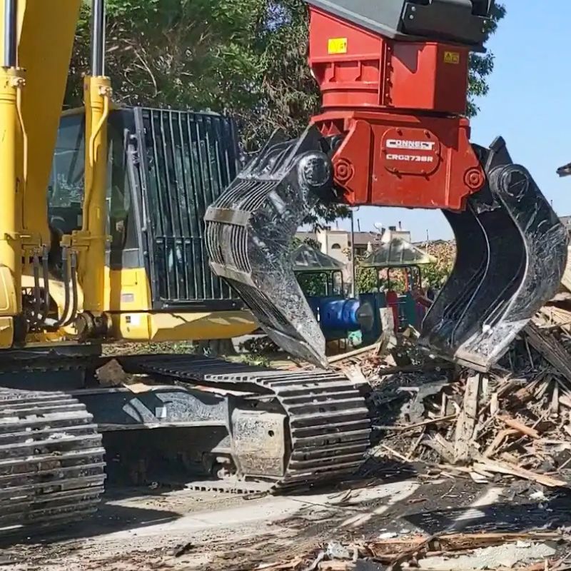 Connect Work Tools Excavator Grapple | Skid Steers Direct