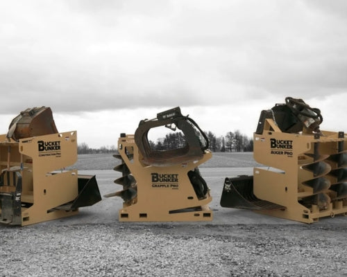 Excavator Attachment Racks | Skid Steers Direct
