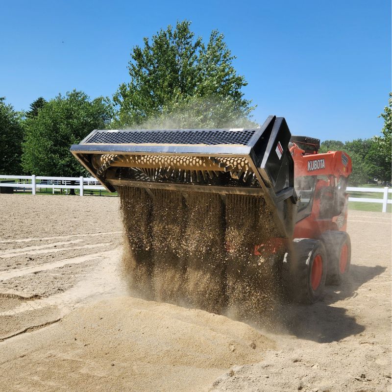 Skid Steer Rock Rake Attachment by Rockaway – Skid Steers Direct