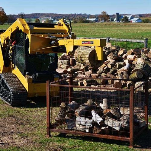 Inverted Log Splitter 25 Ton | WX430 | Wallenstein Equipment - Skid ...
