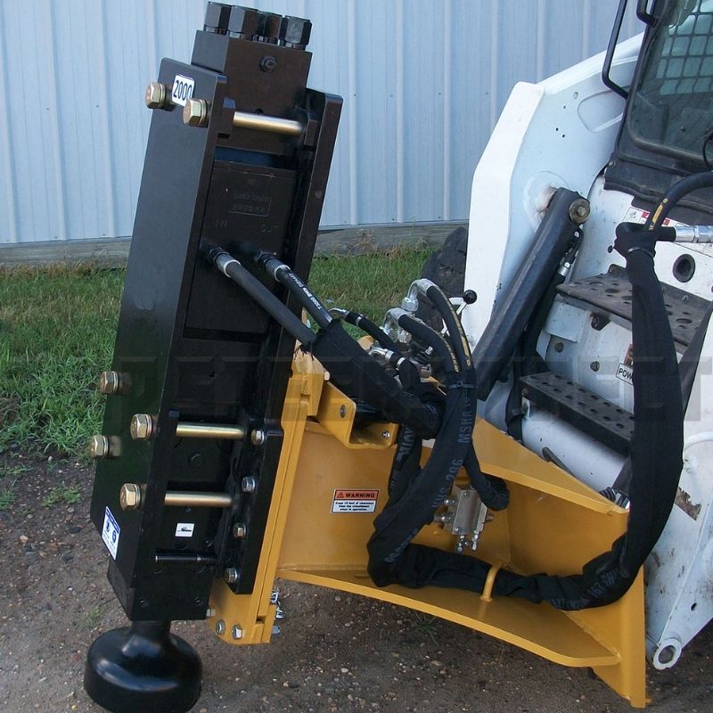 Dakota Post Driver for Skid Steers - Haugen Attachments - Skid Steers ...