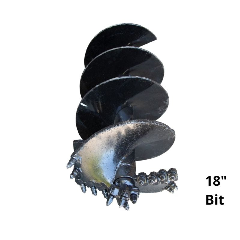 Heavy Duty Rock Auger Bits | Blue Diamond - Skid Steers Direct