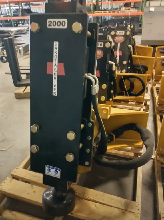 Dakota Post Driver for Skid Steers - Haugen Attachments - Skid Steers ...