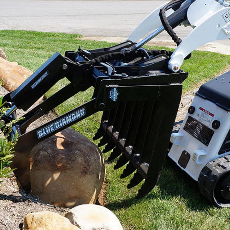 Mini Root Grapple | Blue Diamond - Skid Steers Direct