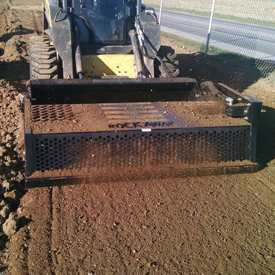 Skid Steer Rock Rake Attachment by Rockaway - Skid Steers Direct