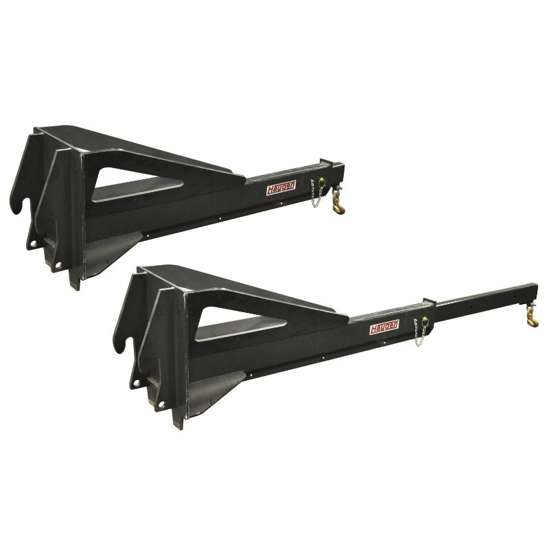 Quick Attach Adjustable Jib - Haugen Attachments - Skid Steers Direct